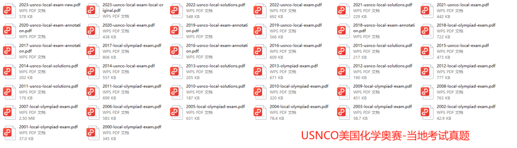 USNCO美国化学奥赛官网-USNCO奥赛报名-USNCO报名时间
